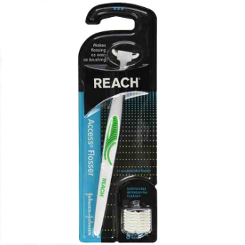 Reach Daily Flosser Starter Pack with 8 disposable refill heads - Today ...